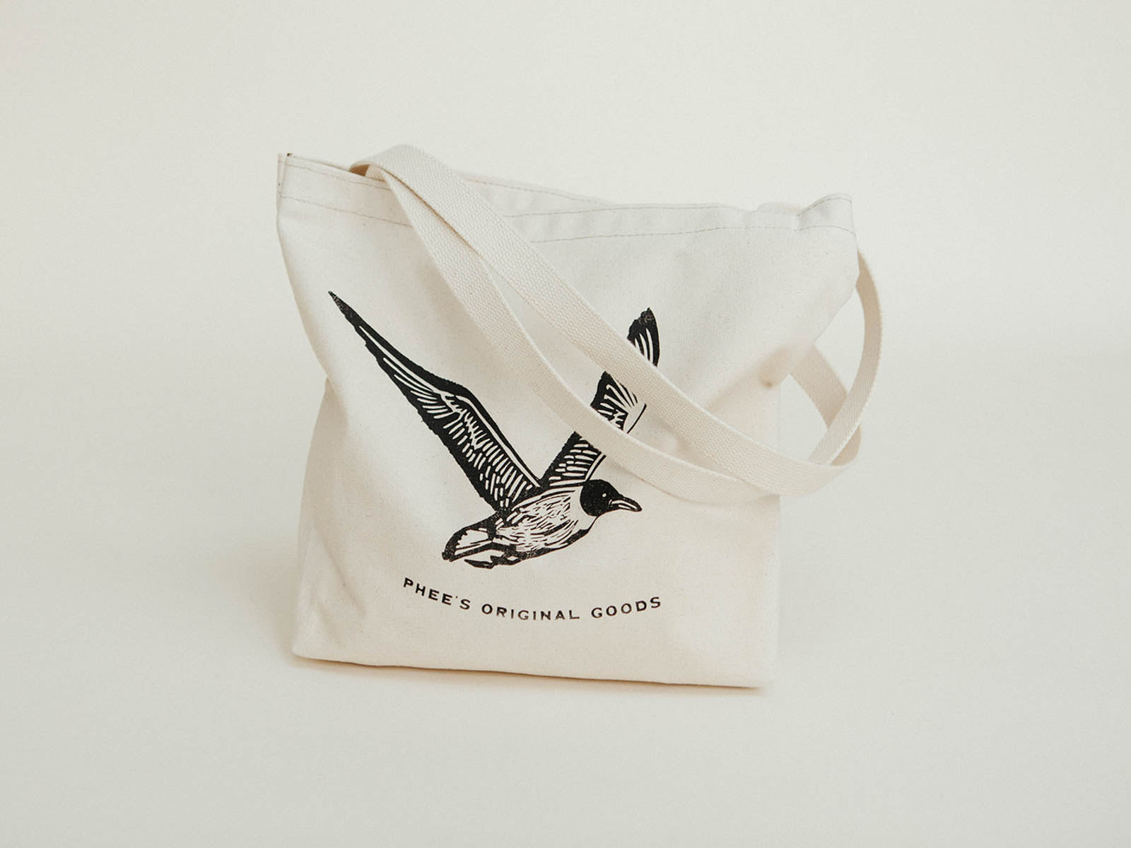 Gull Canvas Tote - Phee's Original Goods - Handmade in Cape Breton