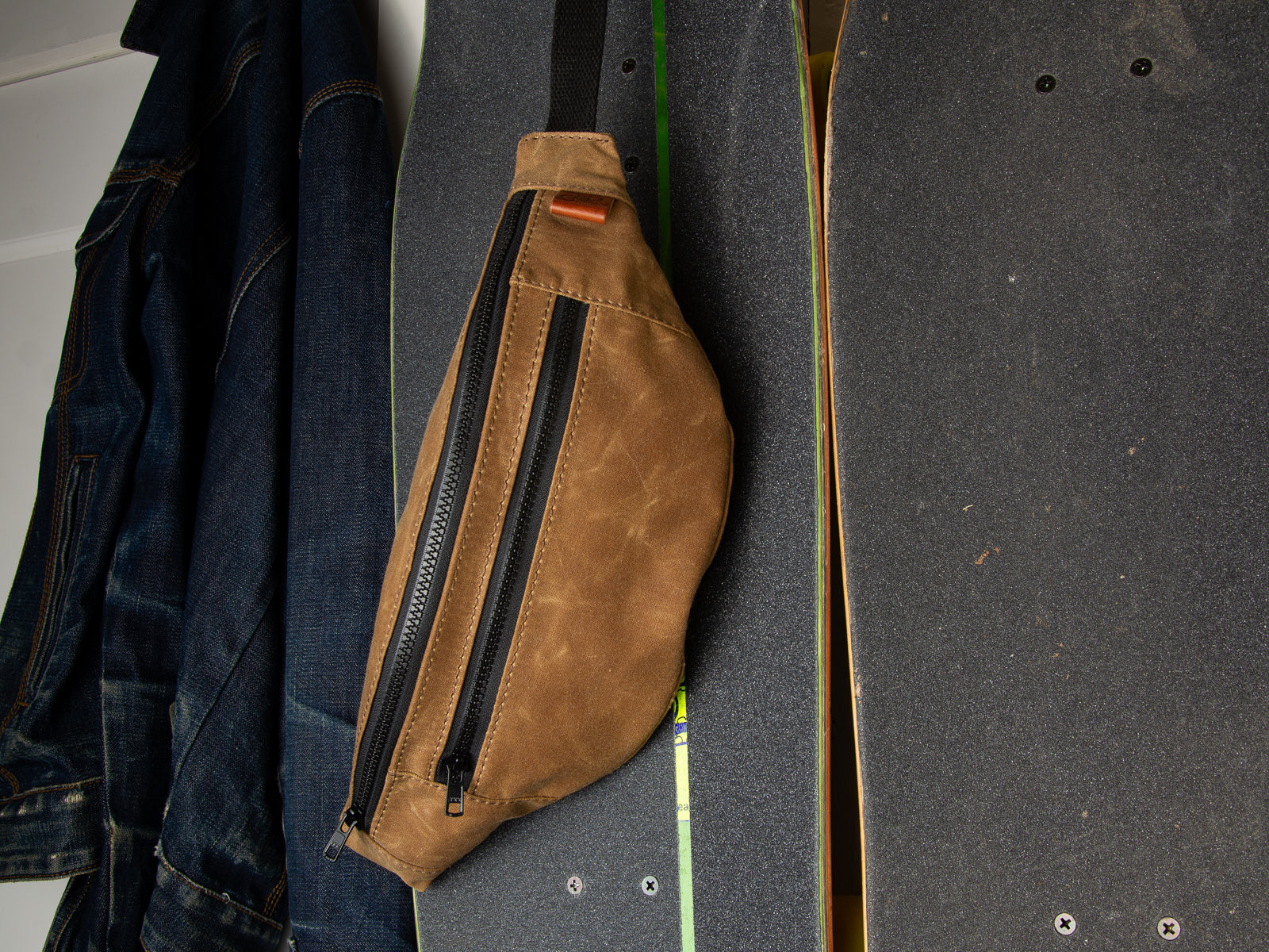 Franey Pack - Waxed Duck Canvas Fanny Pack - Made in Nova Scotia