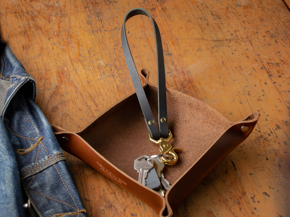 Key Lanyard - Leather Keychain - Handmade in Nova Scotia